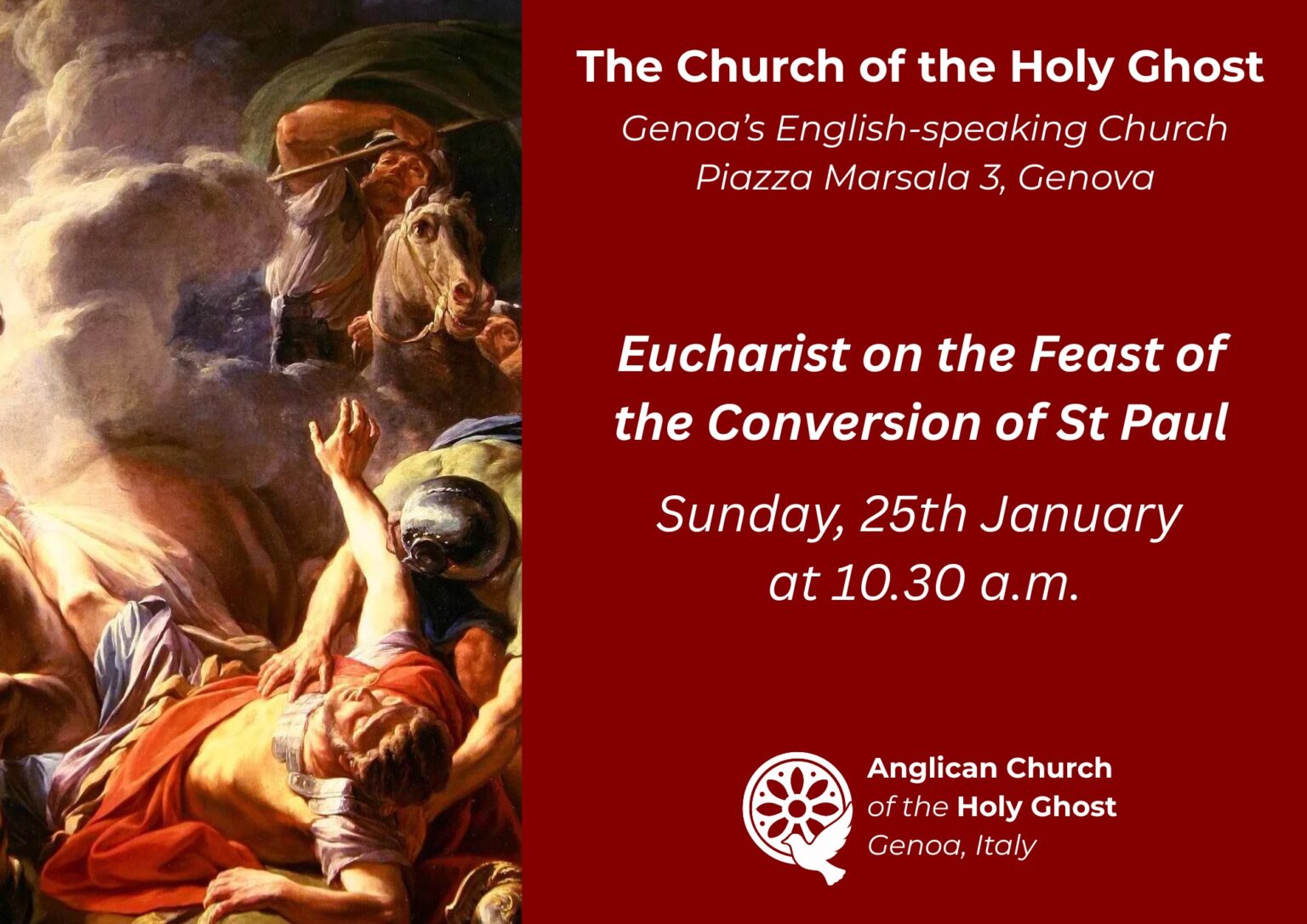 News – The Church of the Holy Ghost Genoa, Italy
